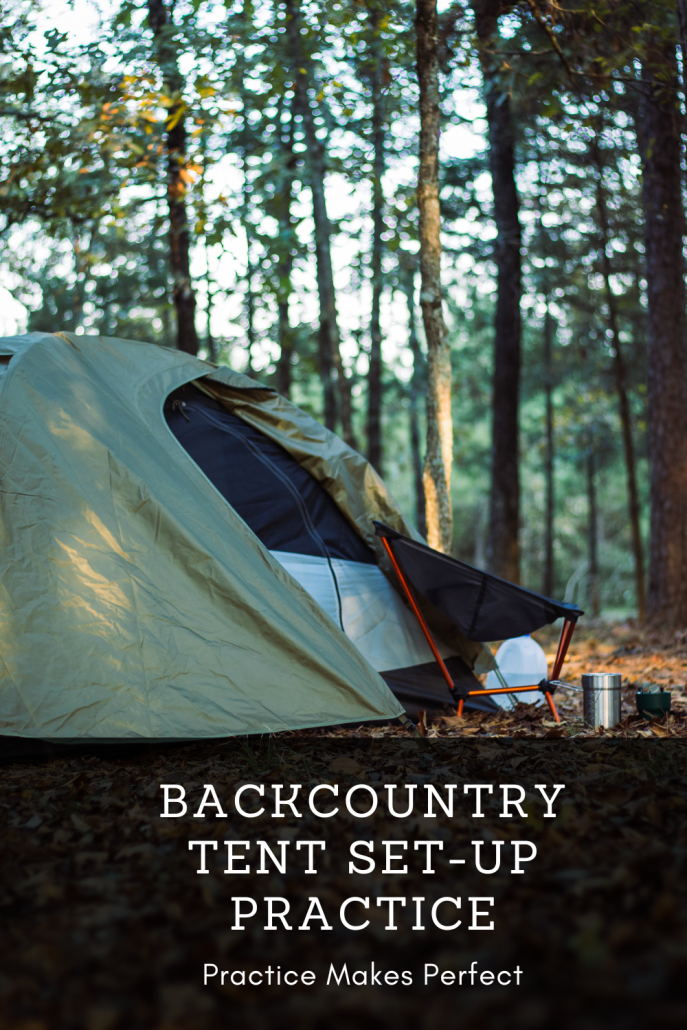 Backcountry set up practice - Gleason Family Adventure